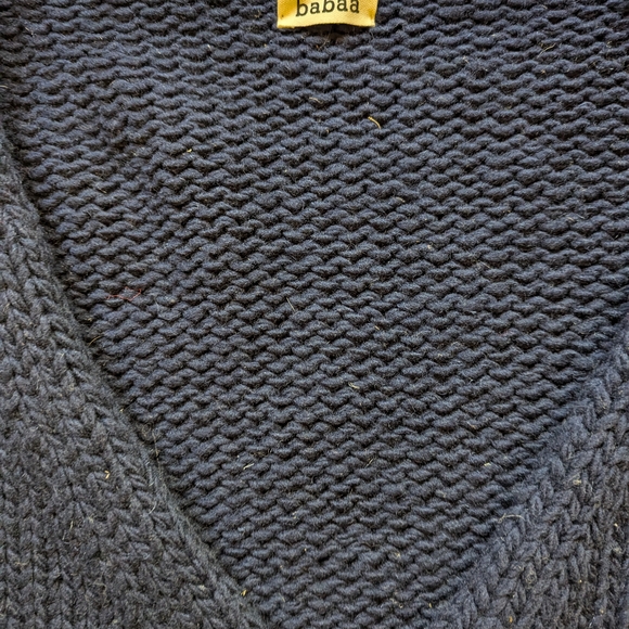 Babaa | Sweaters | Babaa Navy Blue Cardigan | Poshmark